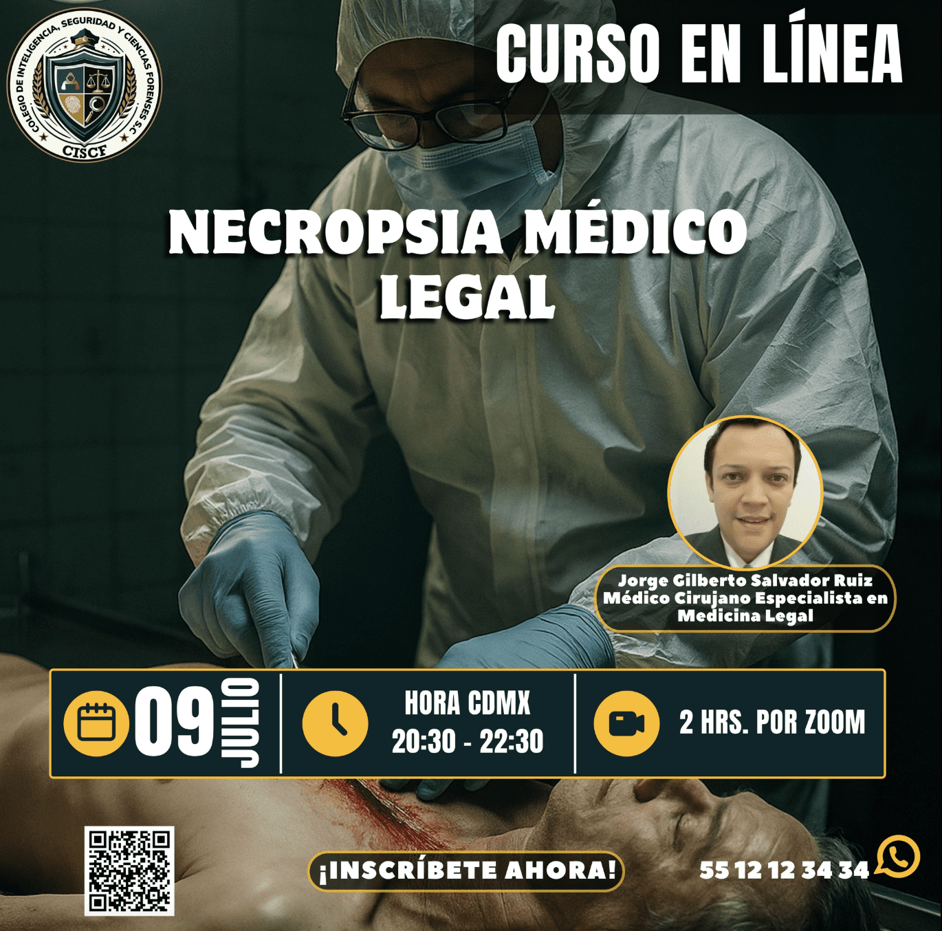 Necropsia Médico Legal - Colegio de Inteligencia, Seguridad y Ciencias Forenses